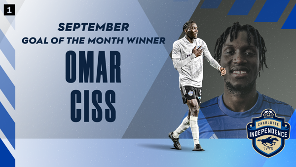 Charlotte's Omar Ciss Wins Goal of the Month for September