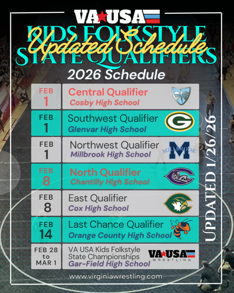 Updated Date for Northern Regional Kids Qualifier @ Chantilly