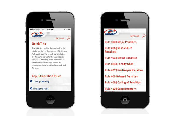 Mobile USA Hockey Rulebook Available Now