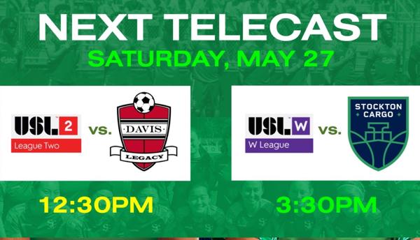 USL Men's/Women's Saturday doubleheader streaming live on KRONon