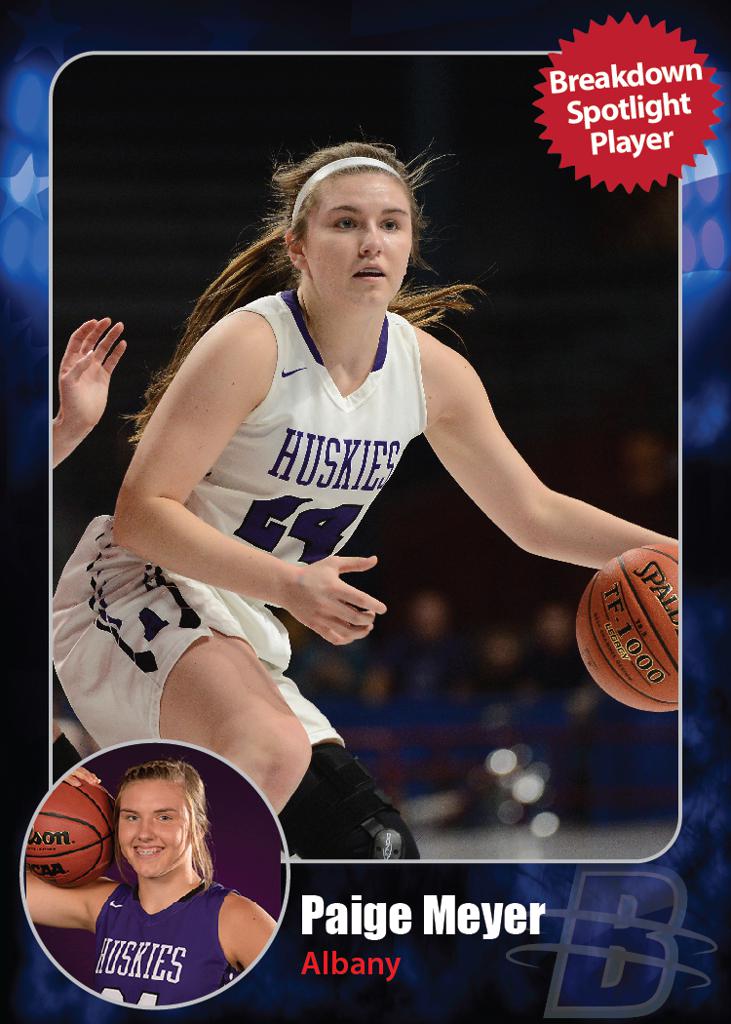 Girls' basketball: Paige Meyer