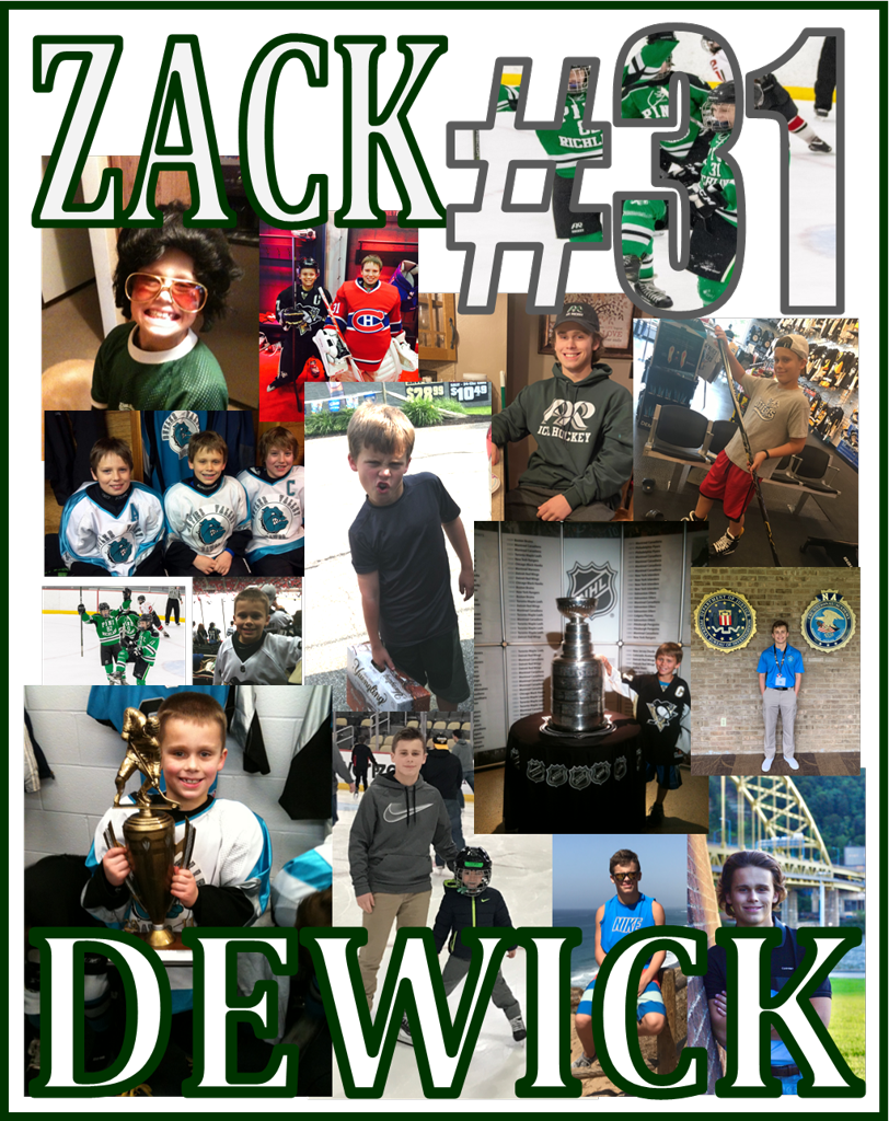 Senior Spotlght, Zack Dewick #31