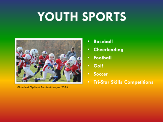 YOUTH SPORTS PROGRAMS