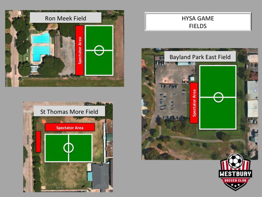 WSC Home Fields - Spectator Areas
