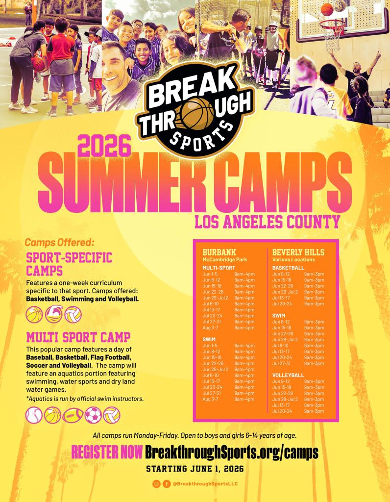 Youth Sports Camps Los Angeles & Orange County