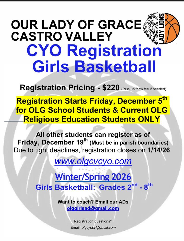 Our Lady Of Grace CV CYO