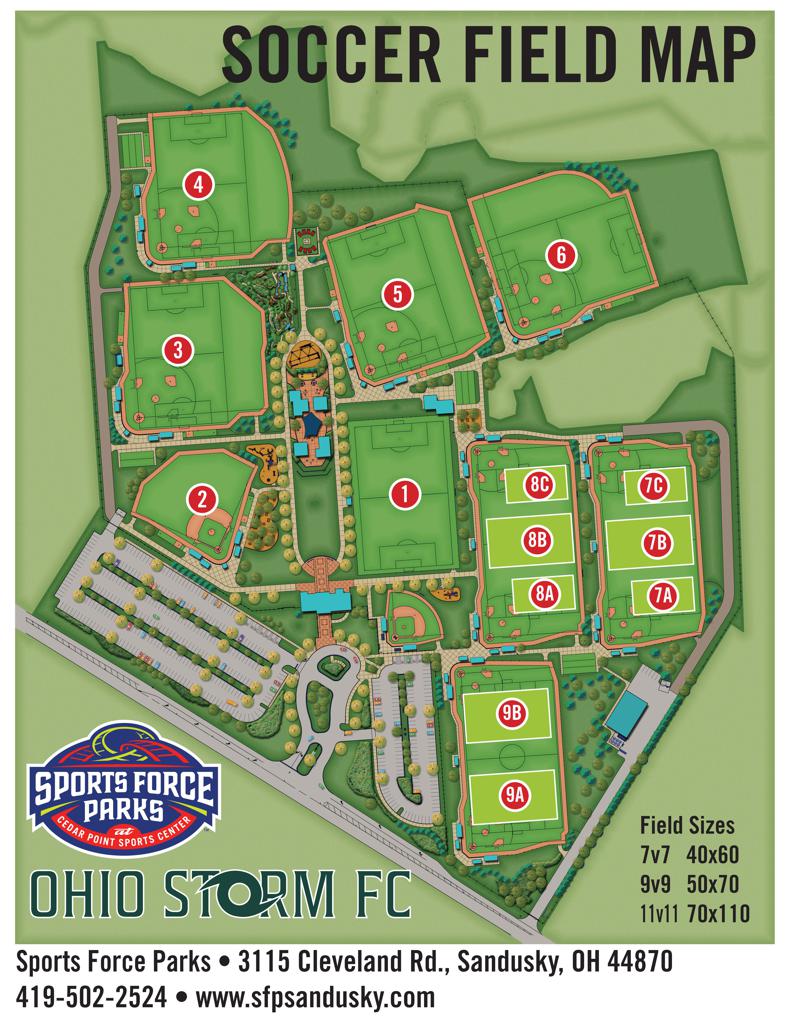 Soccer Field Map