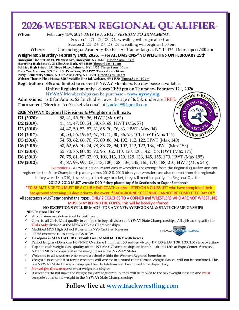2026 Western Regional Qualifier